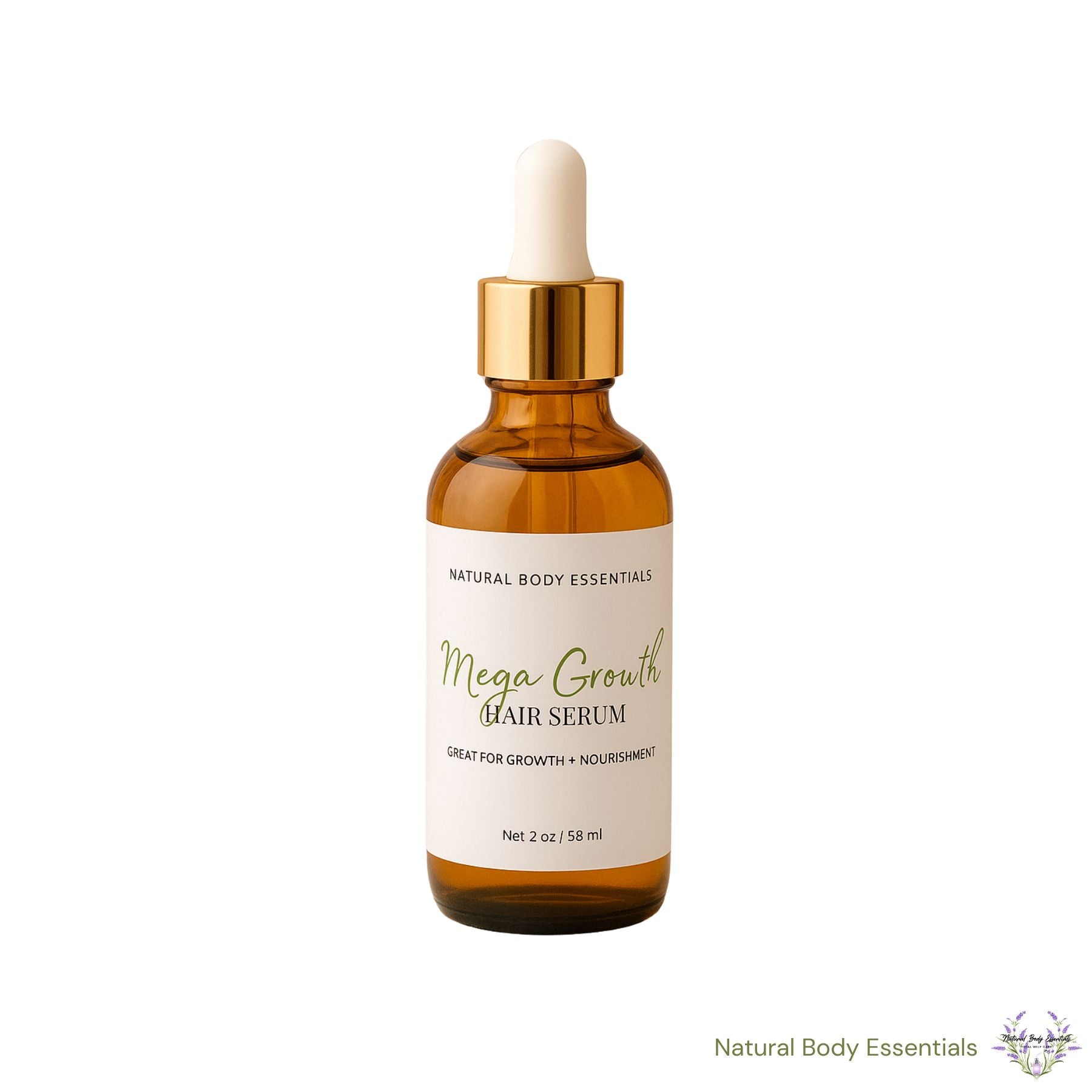 Mega Growth Hair Serum—2 in 1 Growth + Hydration (Hot oil treatment ...